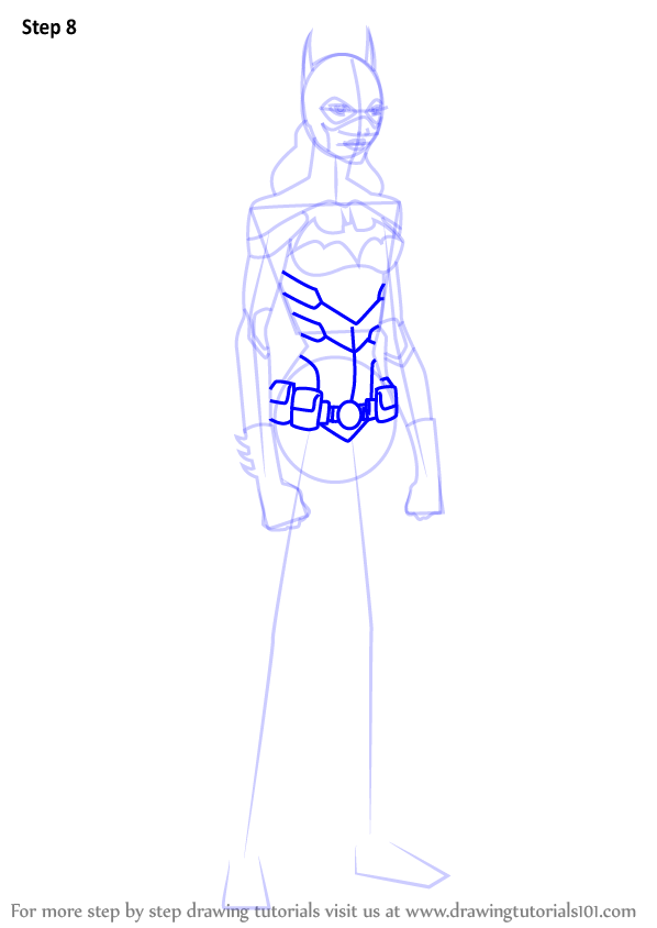 How to Draw Batgirl from Young Justice (Young Justice) Step by Step ...
