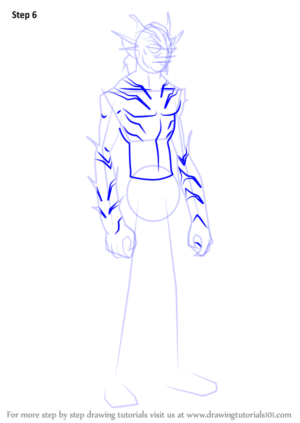 How to Draw Lagoon Boy from Young Justice (Young Justice) Step by Step ...