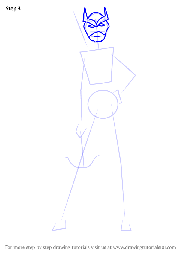 How to Draw Tigress from Young Justice (Young Justice) Step by Step ...