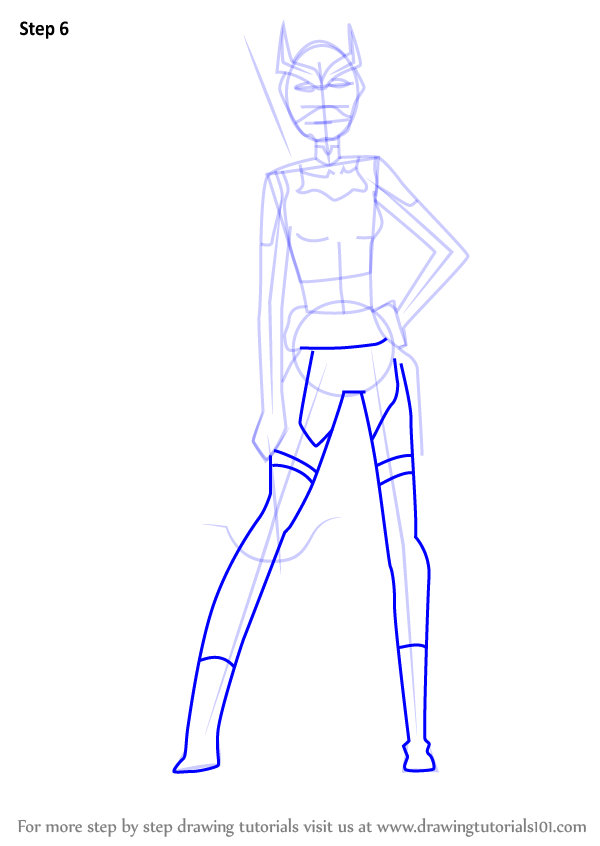 How to Draw Tigress from Young Justice (Young Justice) Step by Step ...