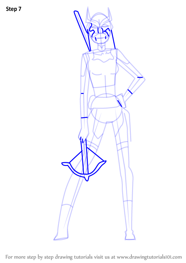 How to Draw Tigress from Young Justice (Young Justice) Step by Step ...