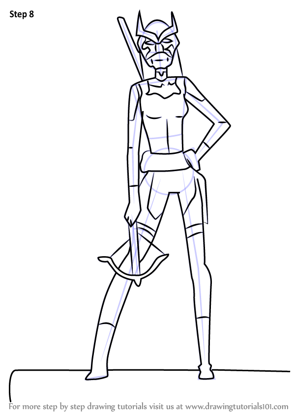 How to Draw Tigress from Young Justice (Young Justice) Step by Step ...