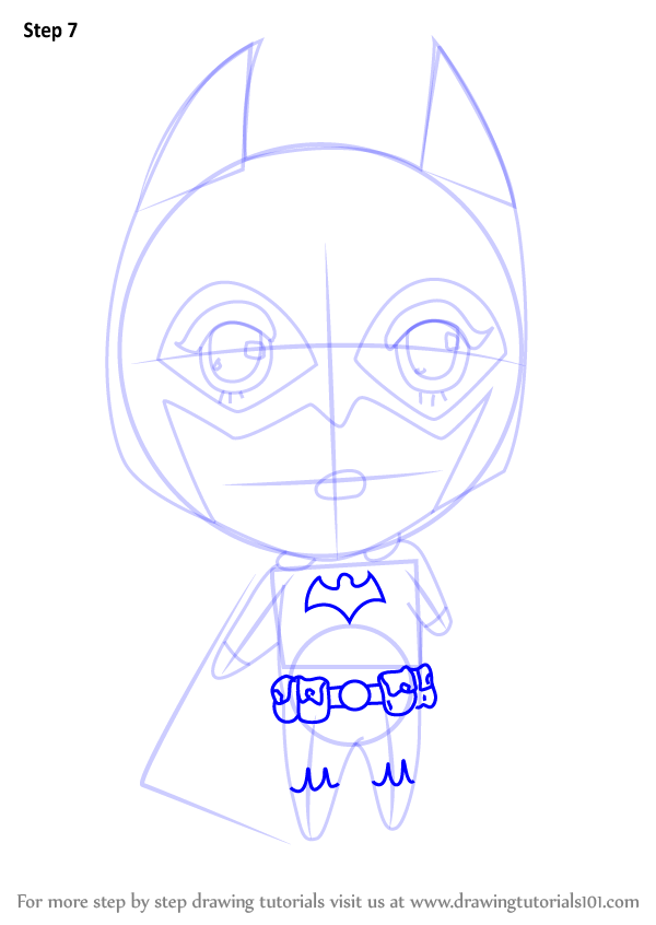 How to Draw Chibi Batgirl (Chibi Characters) Step by Step ...