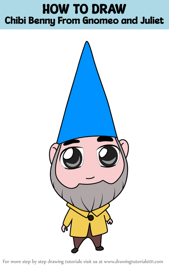 How to Draw Chibi Benny From Gnomeo and Juliet (Chibi Characters) Step ...