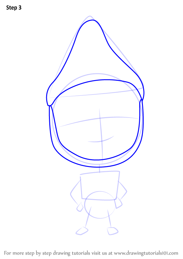 How to Draw Chibi Gnomeo From Gnomeo and Juliet (Chibi Characters) Step ...