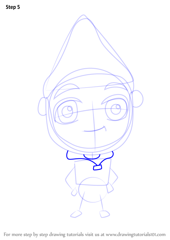 How to Draw Chibi Gnomeo From Gnomeo and Juliet (Chibi Characters) Step ...