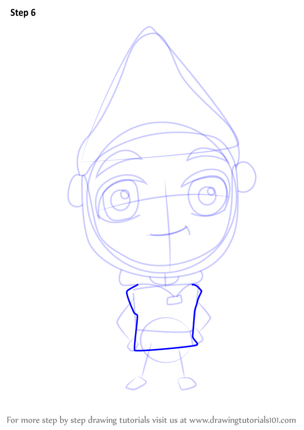 How to Draw Chibi Gnomeo From Gnomeo and Juliet (Chibi Characters) Step ...