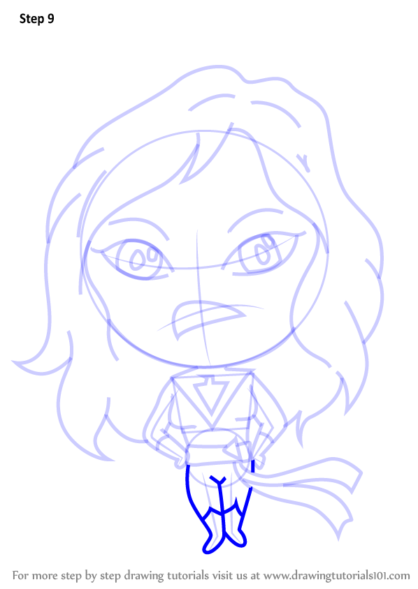 How to Draw Chibi Jean Grey (Chibi Characters) Step by Step ...
