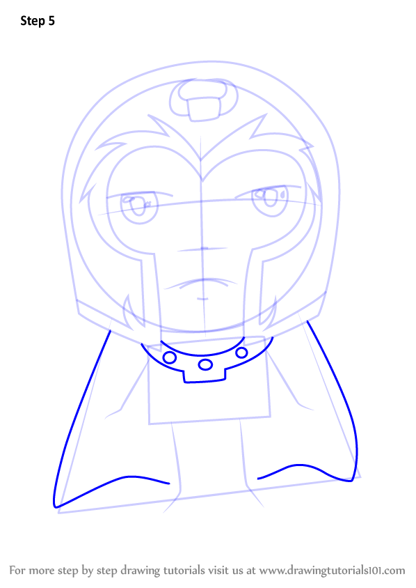 How to Draw Chibi Magneto (Chibi Characters) Step by Step ...