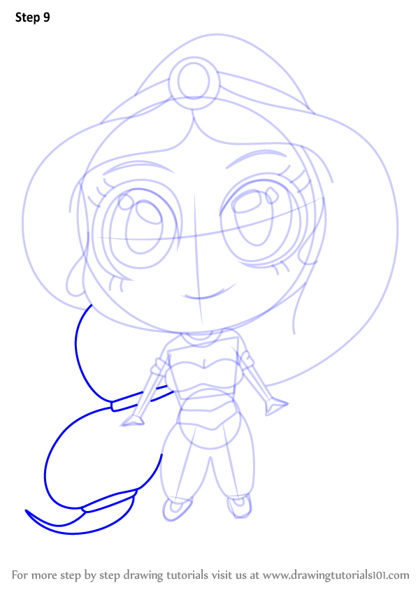 How To Draw Chibi Disney Princesses