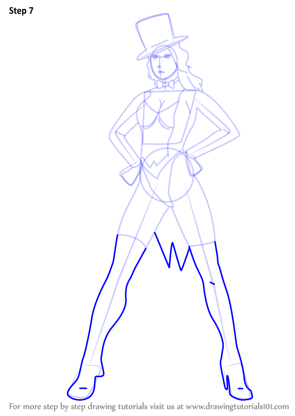 How to Draw Zatanna Zatara (DC Comics) Step by Step ...