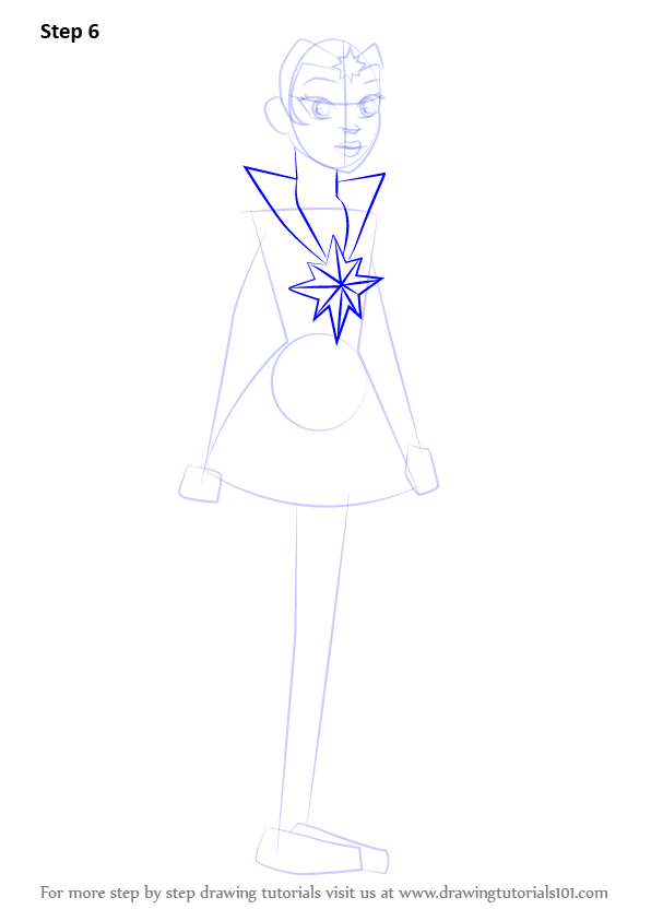 How to Draw Star Sapphire from DC Super Hero Girls (DC Super Hero Girls ...