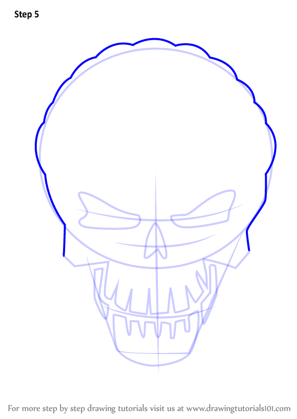 How to Draw Slipknot from Suicide Squad (Suicide Squad) Step by Step ...