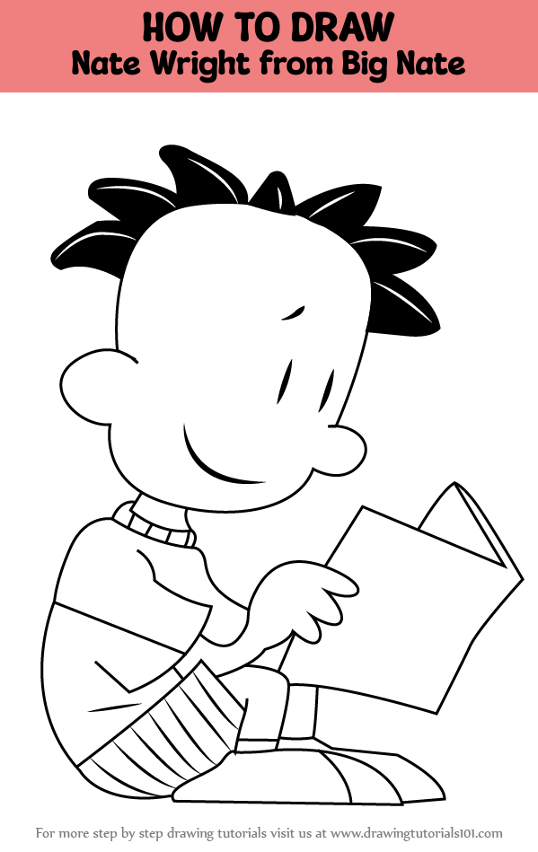 How to Draw Nate Wright from Big Nate (Big Nate) Step by Step ...