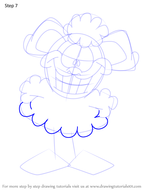 How to Draw Bo Sheep from Garfield (Garfield) Step by Step ...