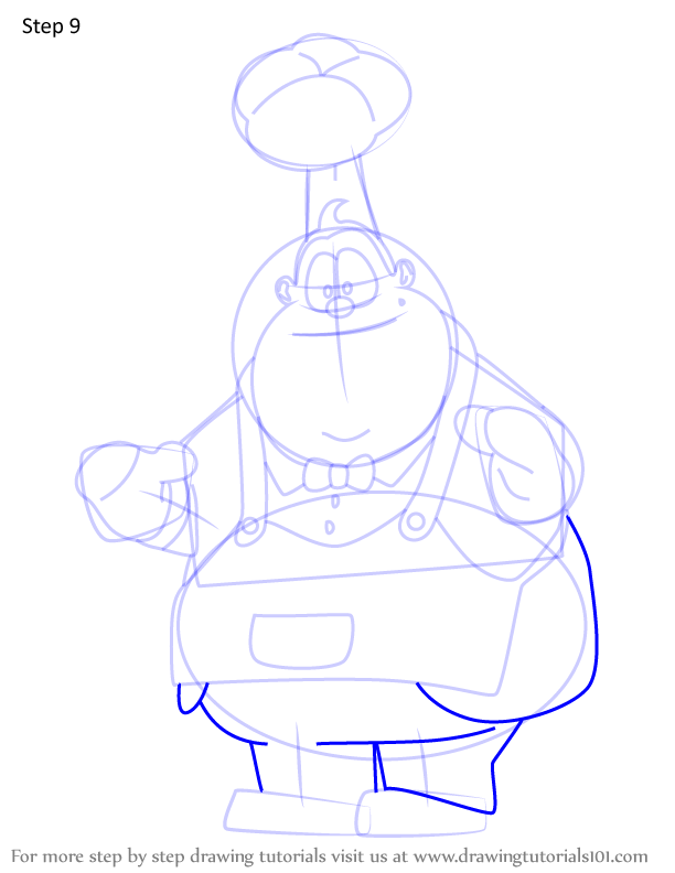 How to Draw Eddie Gourmand from Garfield (Garfield) Step by Step ...