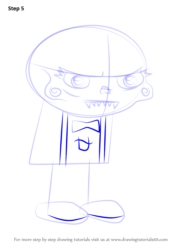 How to Draw Caliborn from Homestuck (Homestuck) Step by Step ...