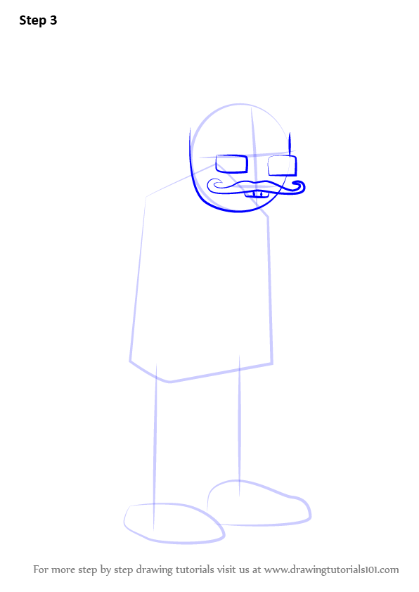 How to Draw Grandpa Harley from Homestuck (Homestuck) Step by Step ...