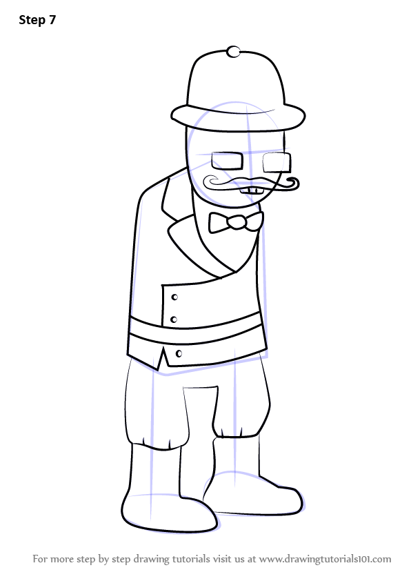 How to Draw Grandpa Harley from Homestuck (Homestuck) Step by Step ...