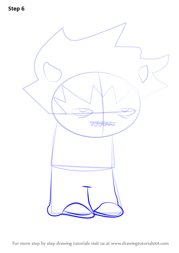 How to Draw Karkat Vantas from Homestuck (Homestuck) Step by Step ...