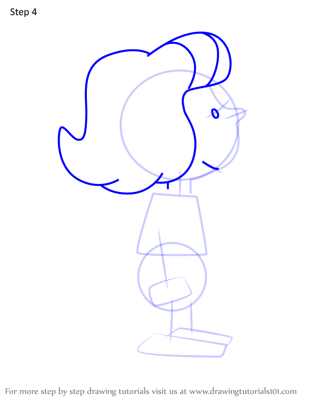 How to Draw Peggy Jean from Peanuts (Peanuts) Step by Step ...