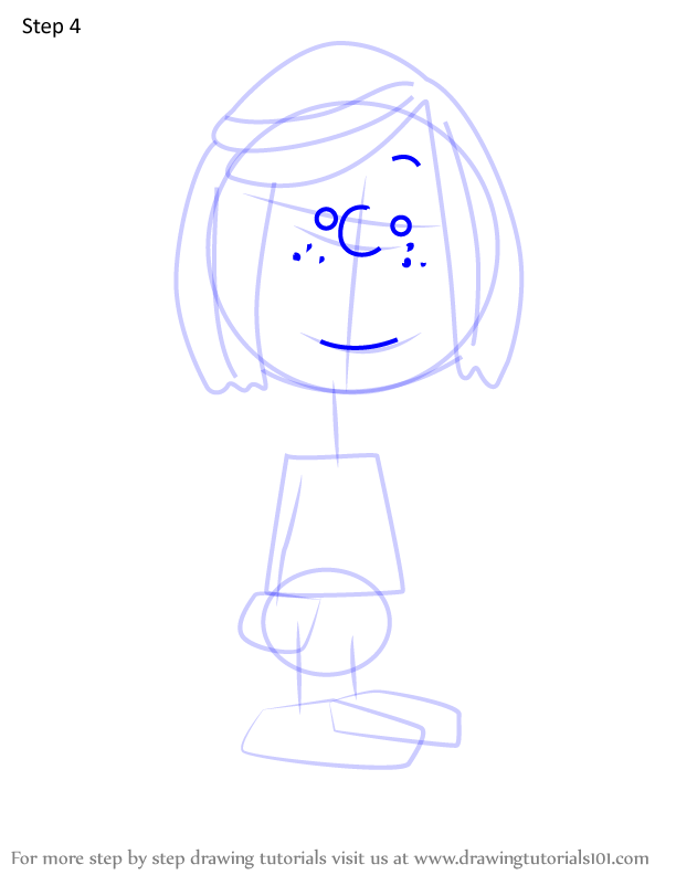 How to Draw Peppermint Patty from Peanuts (Peanuts) Step by Step ...