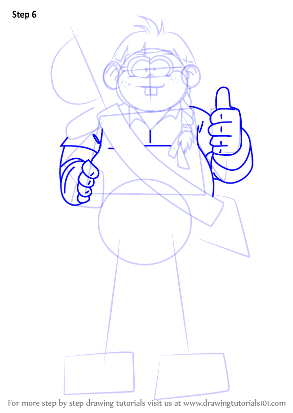 How to Draw Razzia from The Legendaries (The Legendaries) Step by Step ...
