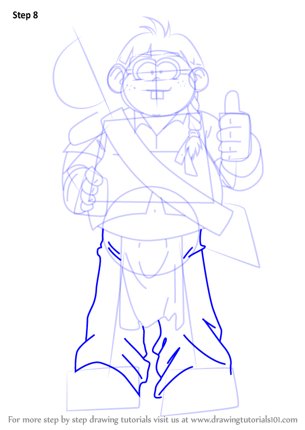 How to Draw Razzia from The Legendaries (The Legendaries) Step by Step ...