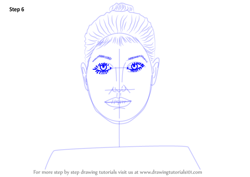How to Draw Female Face with Neck (Face) Step by Step ...
