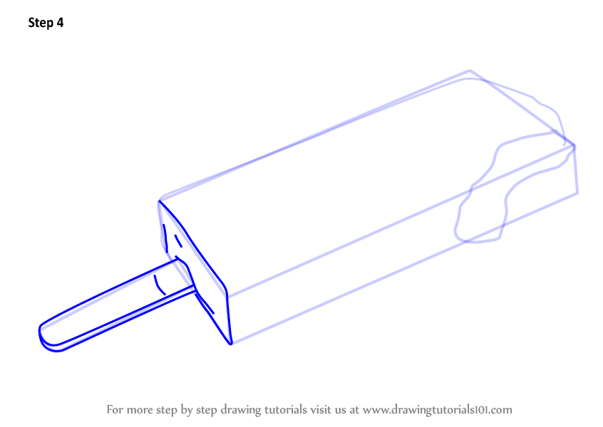 How to Draw Chocobar Bar (Ice Creams) Step by Step ...