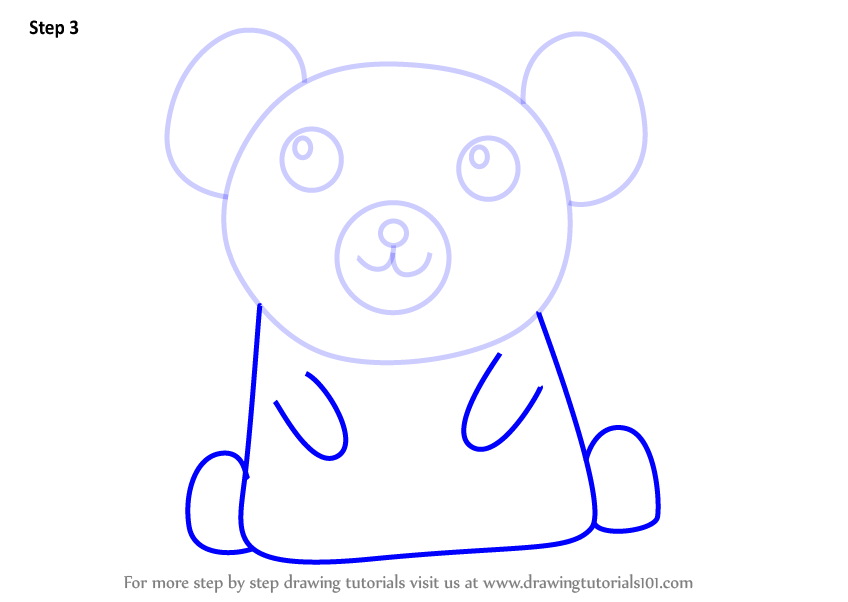 How to Draw a Black Bear for Kids (Animals for Kids) Step by Step ...