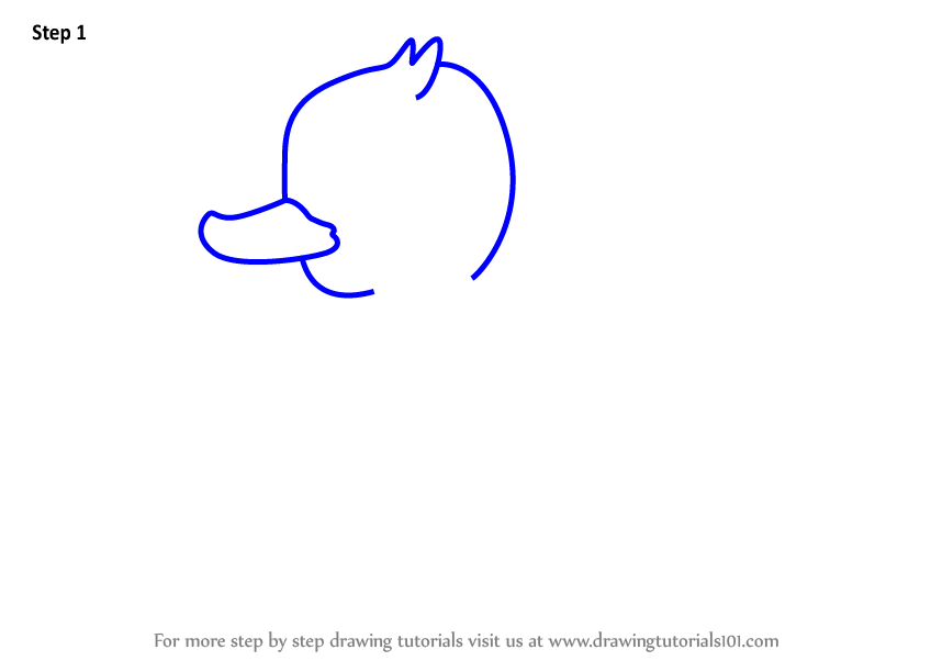 How to Draw a Duck for Kids (Animals for Kids) Step by Step ...