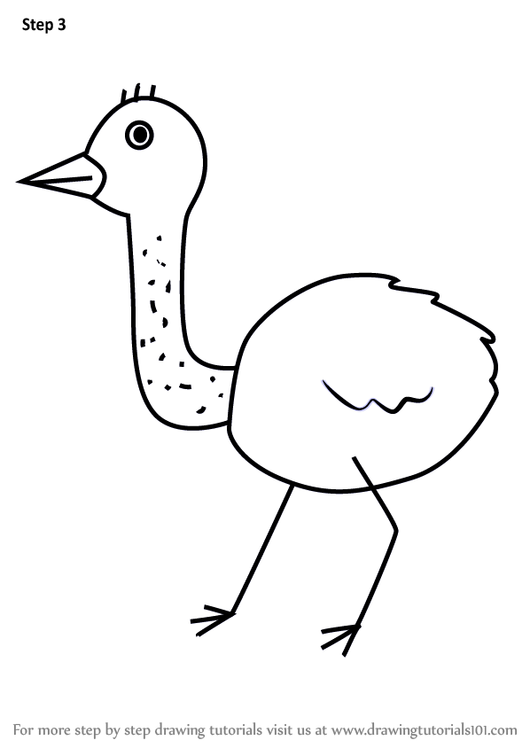 How To Draw Emu Feet