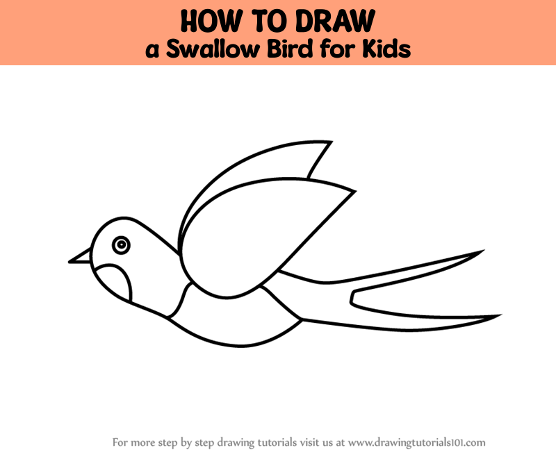 How To Draw A Traditional Swallow