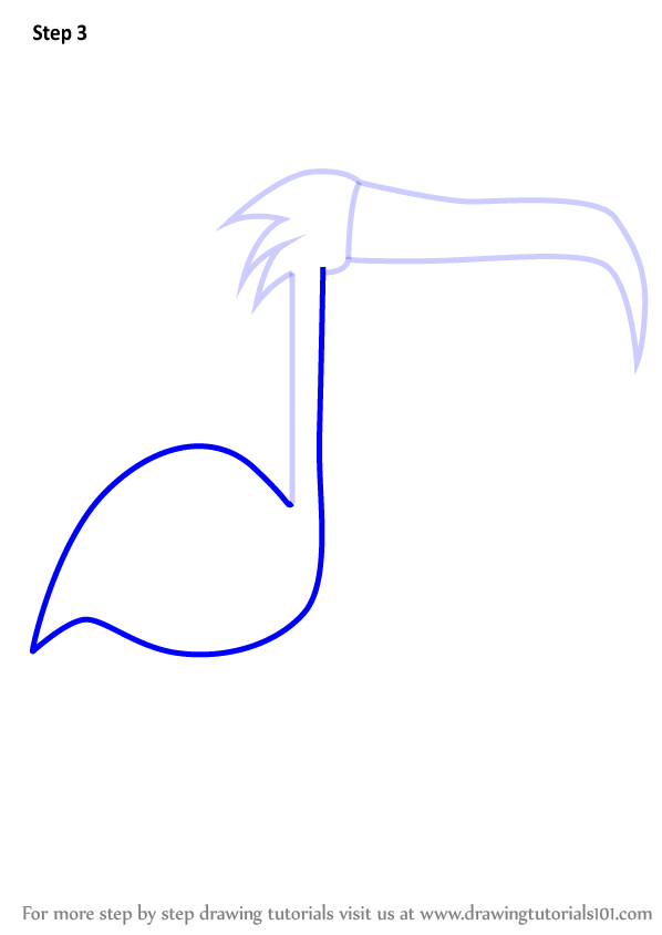 How to Draw an Ibis from Letter I (Animals with Letters) Step by Step ...