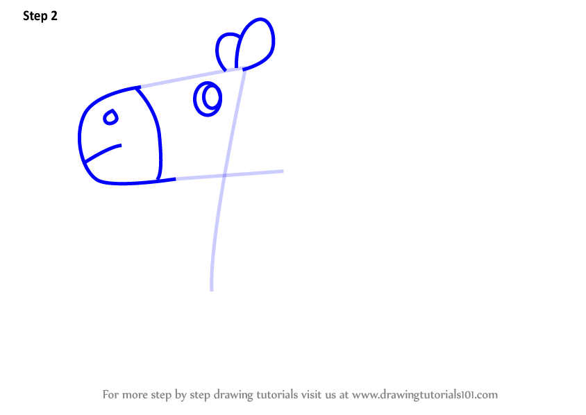 How to Draw a Cow using Number 7 (Animals with Numbers) Step by Step ...