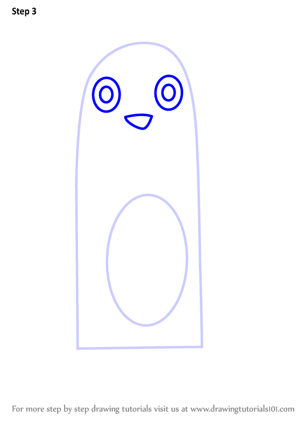 How to Draw a Penguin using Number 10 (Animals with Numbers) Step by ...