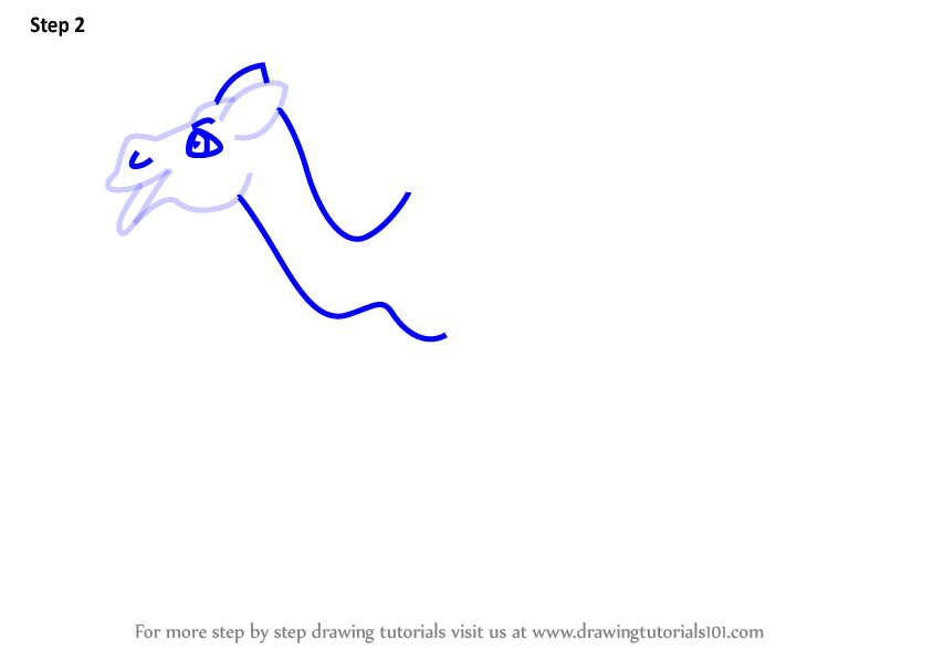 How to Draw a Cartoon Camel (Cartoon Animals) Step by Step ...