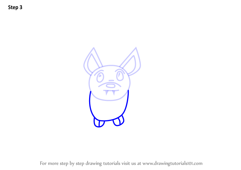 How to Draw a Cartoon Little Brown Bat (Cartoon Animals) Step by Step ...