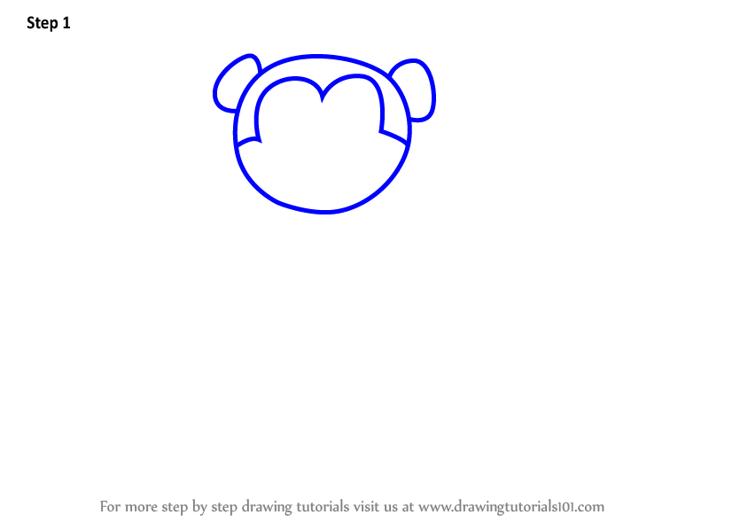 How to Draw a Cartoon Monkey (Cartoon Animals) Step by Step ...