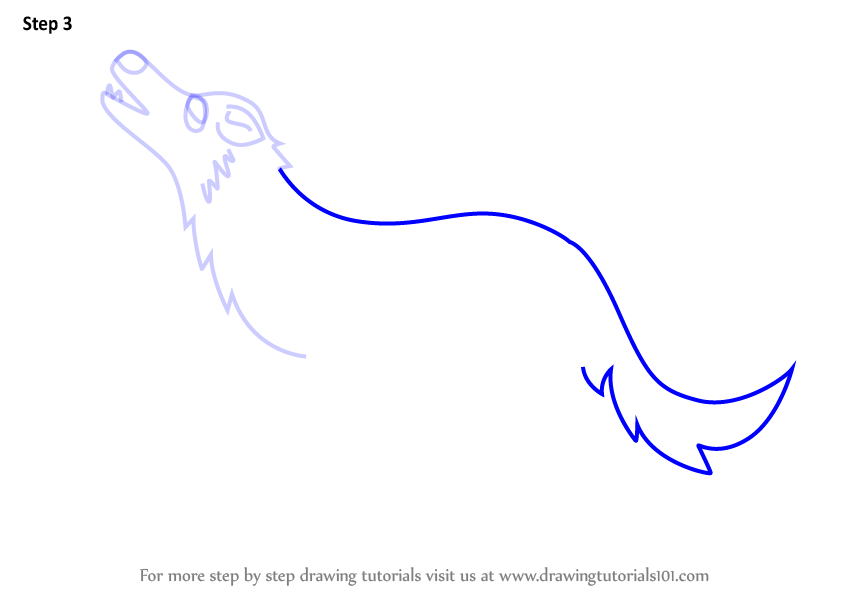 How To Draw Cartoon Wolves Step By Step