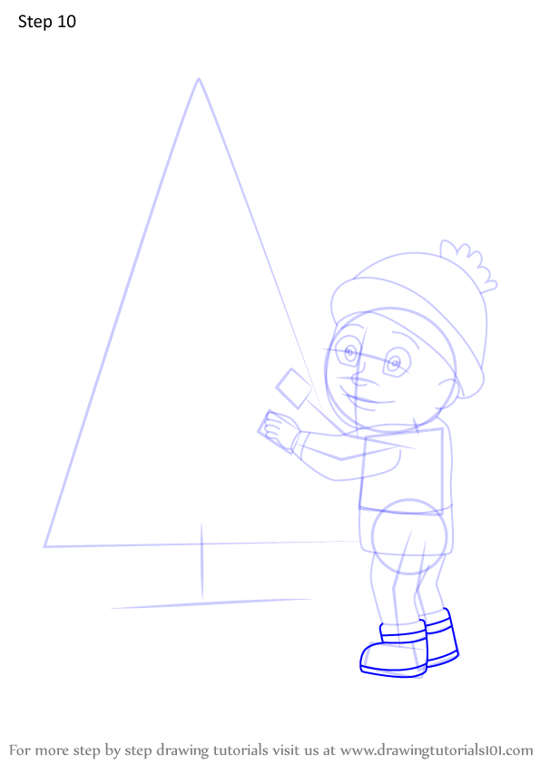 How to Draw Boy Looking at The Christmas Tree (Christmas) Step by Step ...