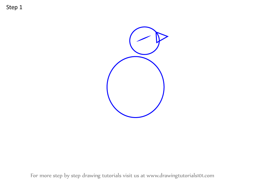 How to Draw Christmas Bird (Christmas) Step by Step ...