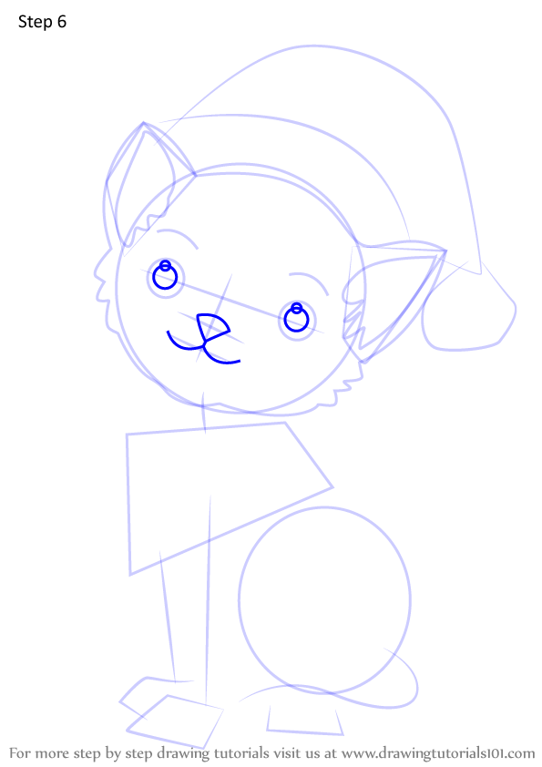 How to Draw Christmas Cat (Christmas) Step by Step ...