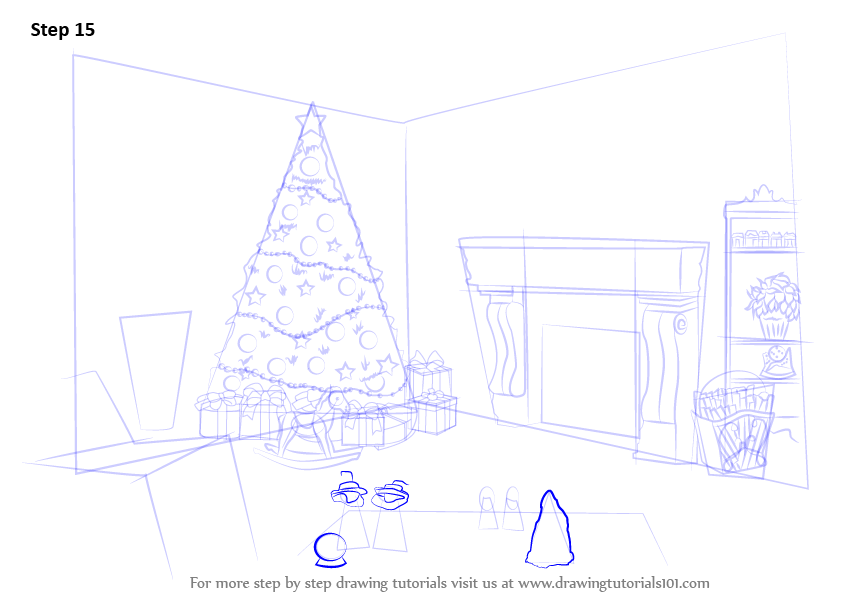How to Draw Christmas Celebrations (Christmas) Step by Step ...
