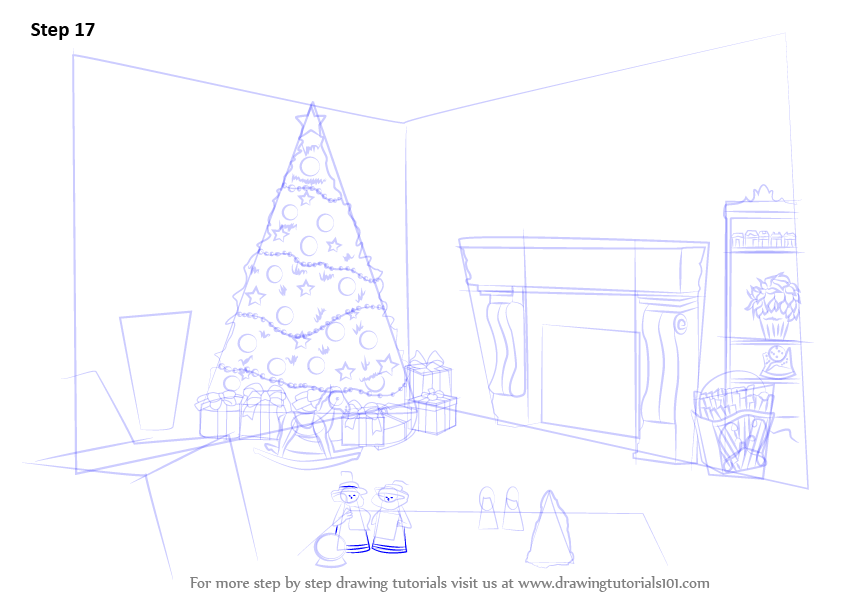 How to Draw Christmas Celebrations (Christmas) Step by Step ...