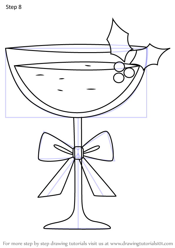 How to Draw Christmas Drink (Christmas) Step by Step ...