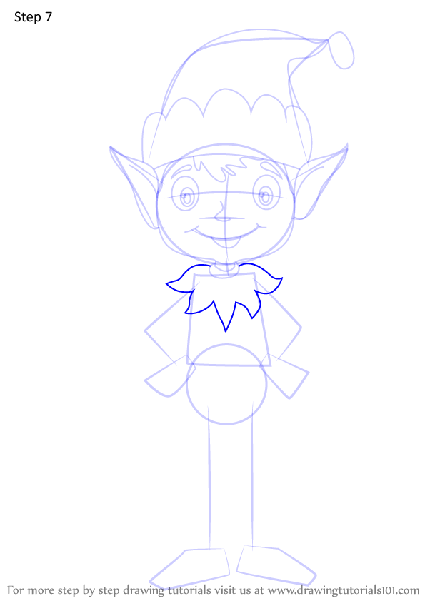 How to Draw Christmas Elf (Christmas) Step by Step ...