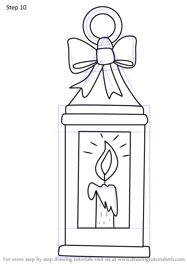 How to Draw Christmas Lamp (Christmas) Step by Step ...