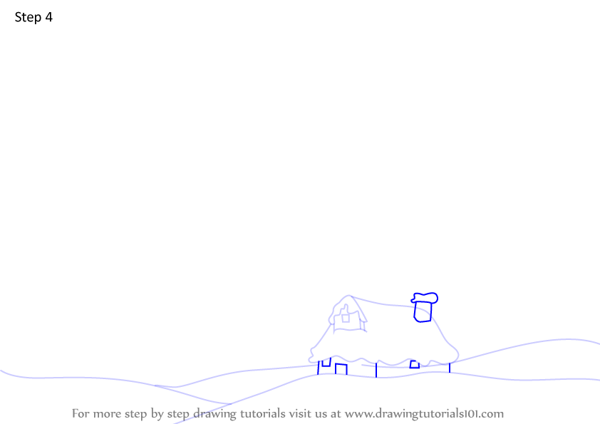 How to Draw Christmas Night (Christmas) Step by Step ...